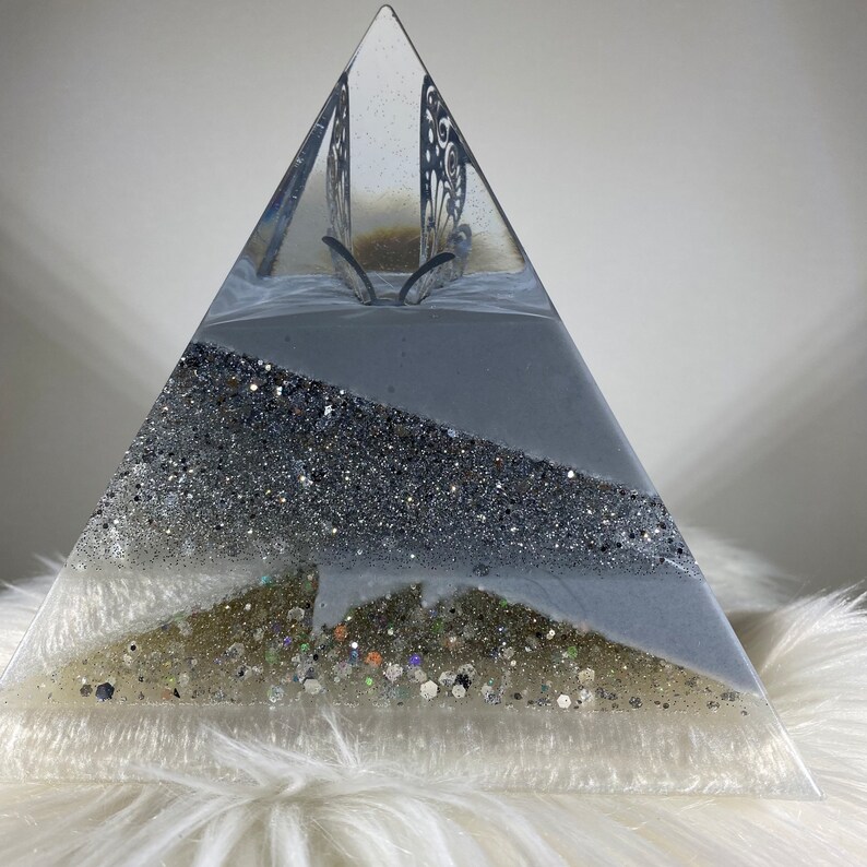 Silver Butterfly Pyramid - Etsy