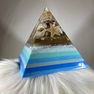 Beach Pyramid With Seashells and Sand - Etsy