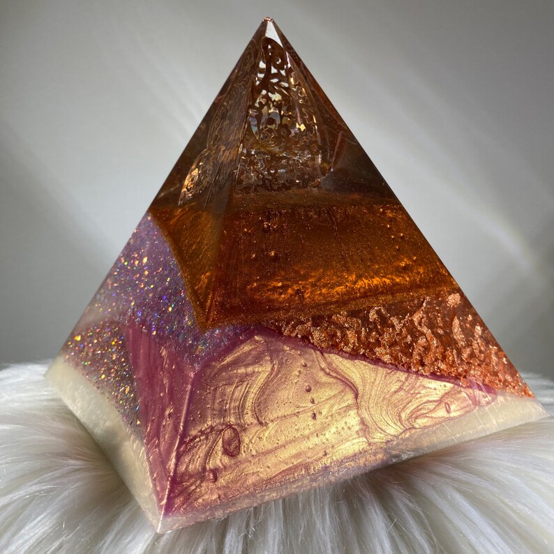 Rose Gold Butterfly Pyramid - Etsy