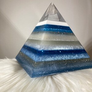 Blue Chalcedony Pyramid - Etsy