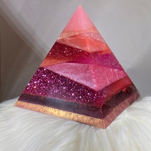 All Pink Geometric Pyramid Home Decor Gifts for her | Etsy