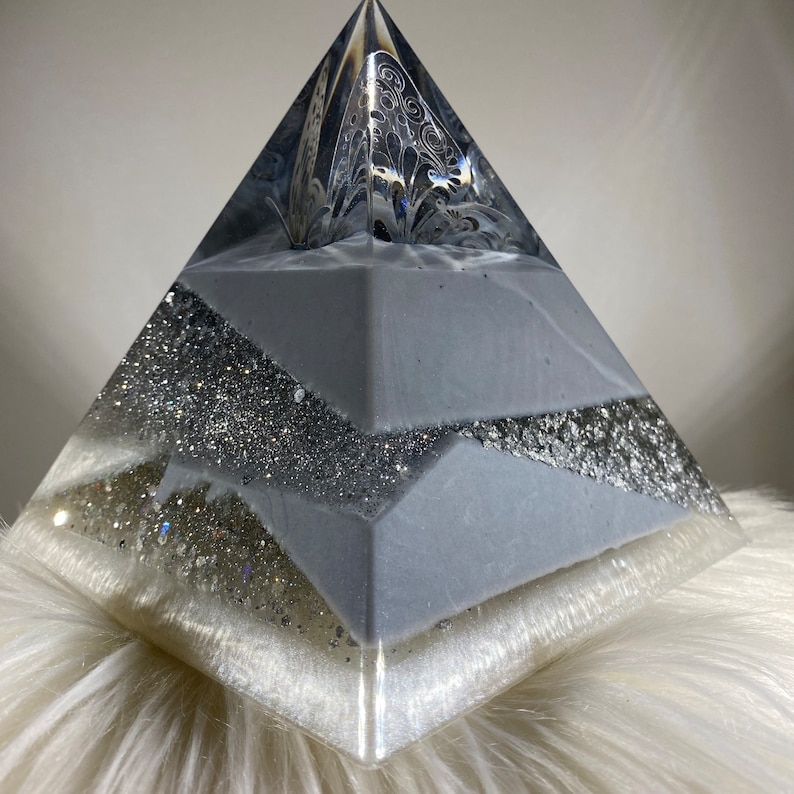 Silver Butterfly Pyramid - Etsy
