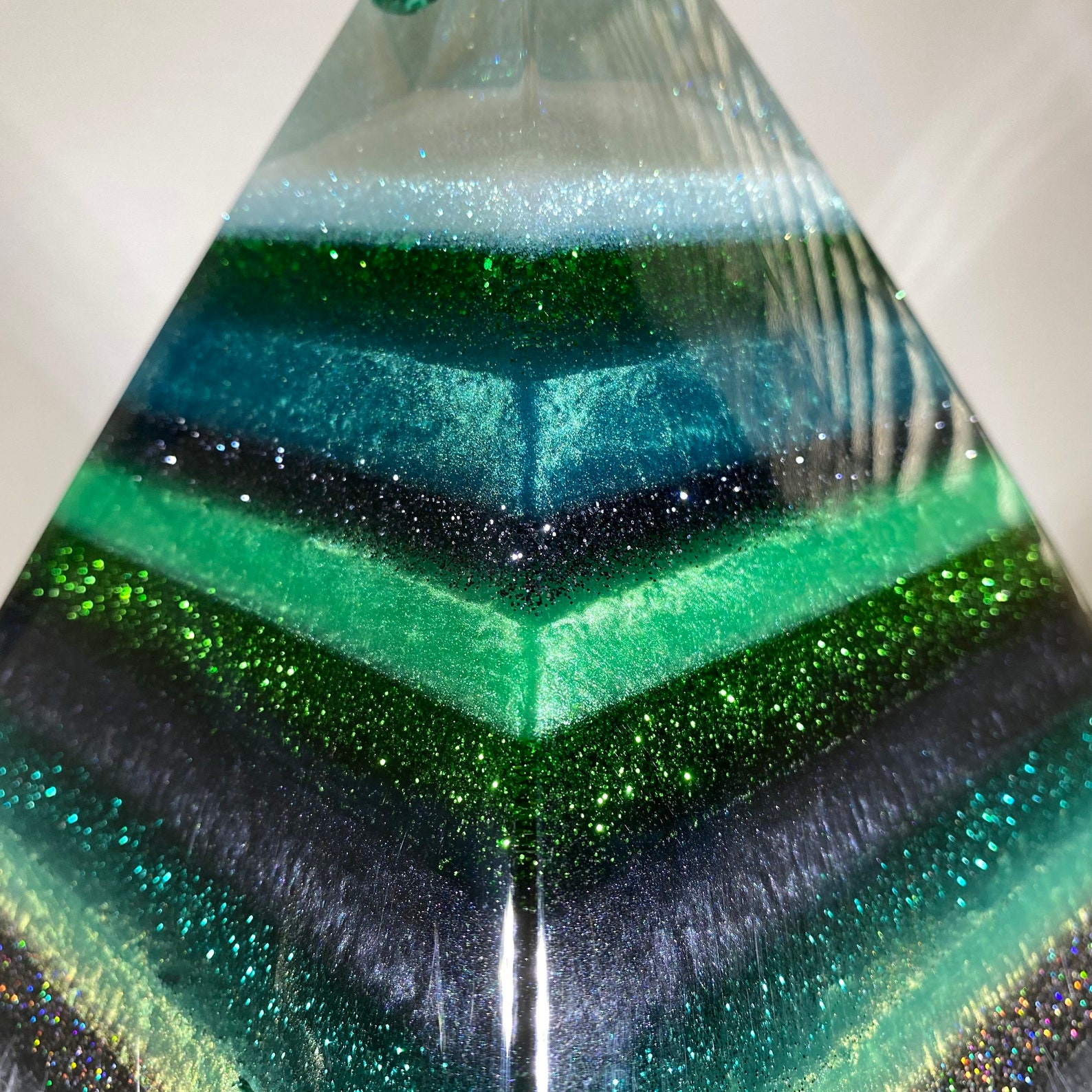 Malachite Stone Pyramid Home Decor Resin Pyramid - Etsy