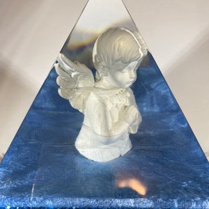 Blue Boy Angel Pyramid, Resin Pyramid, Home Decor - Etsy