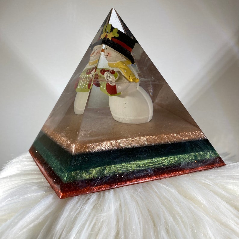 Snowman Joy Pyramid Resin Pyramid Gifts for Christmas - Etsy