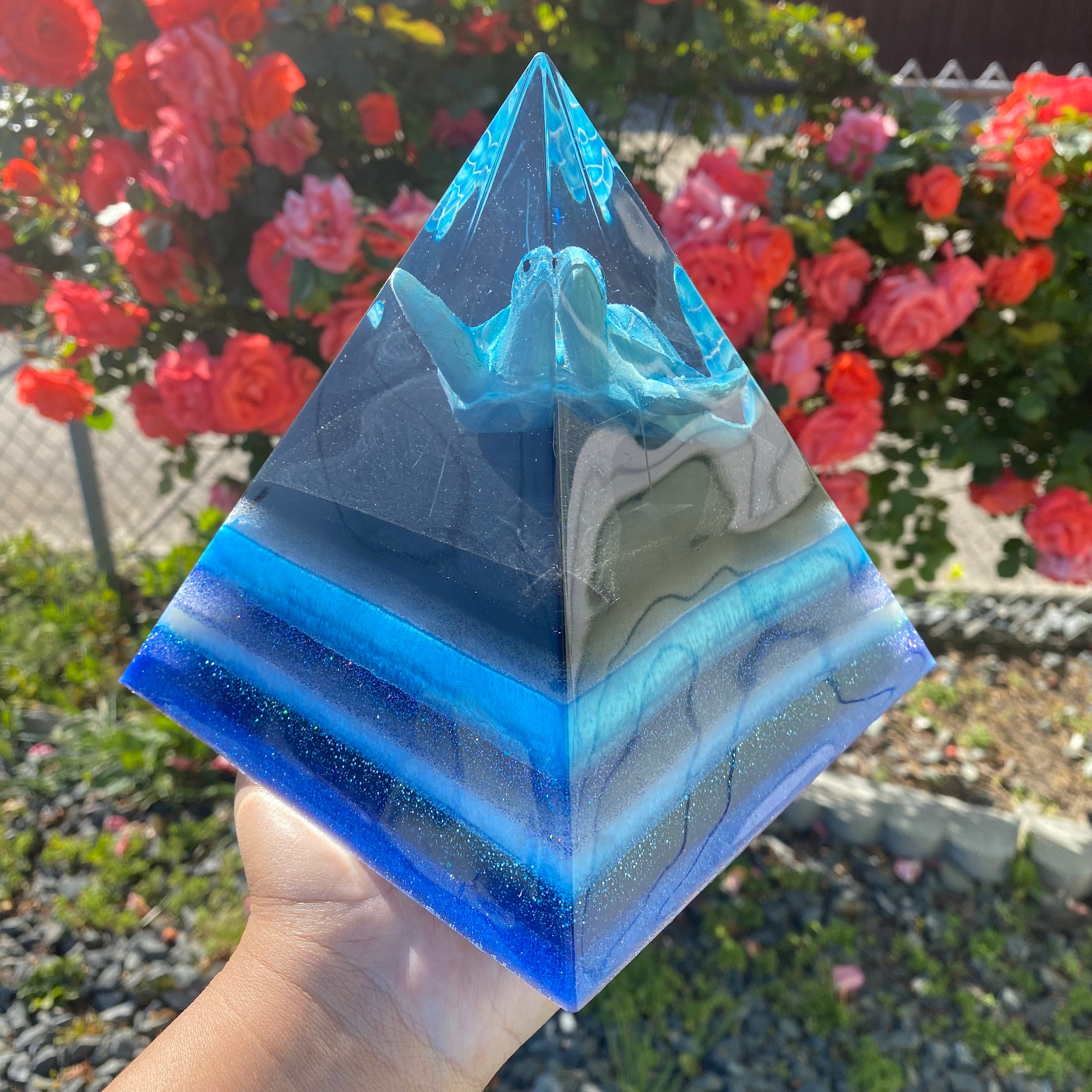 Blue Turtle Pyramid - Etsy