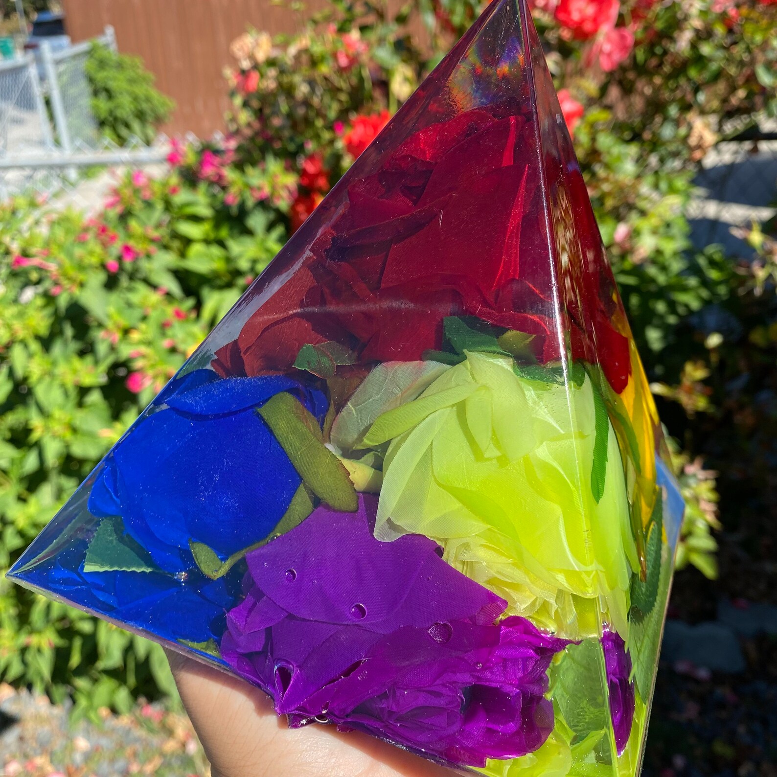 Rainbow Inspired Pyramid - Etsy