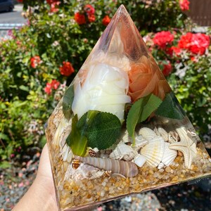 Earth Tone Rose Bouquet Pyramid - Etsy