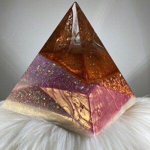 Rose Gold Butterfly Pyramid - Etsy