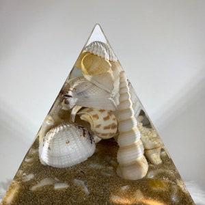 Beach Pyramid With Seashells and Sand - Etsy