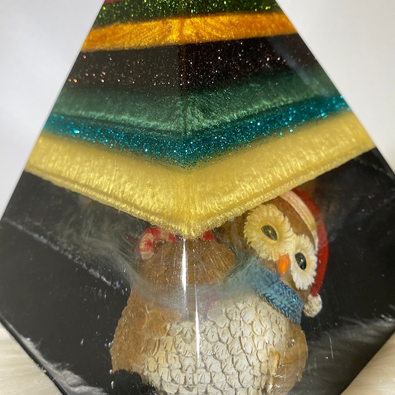 Owl Pyramid, Resin Pyramid, Home Decor - Etsy