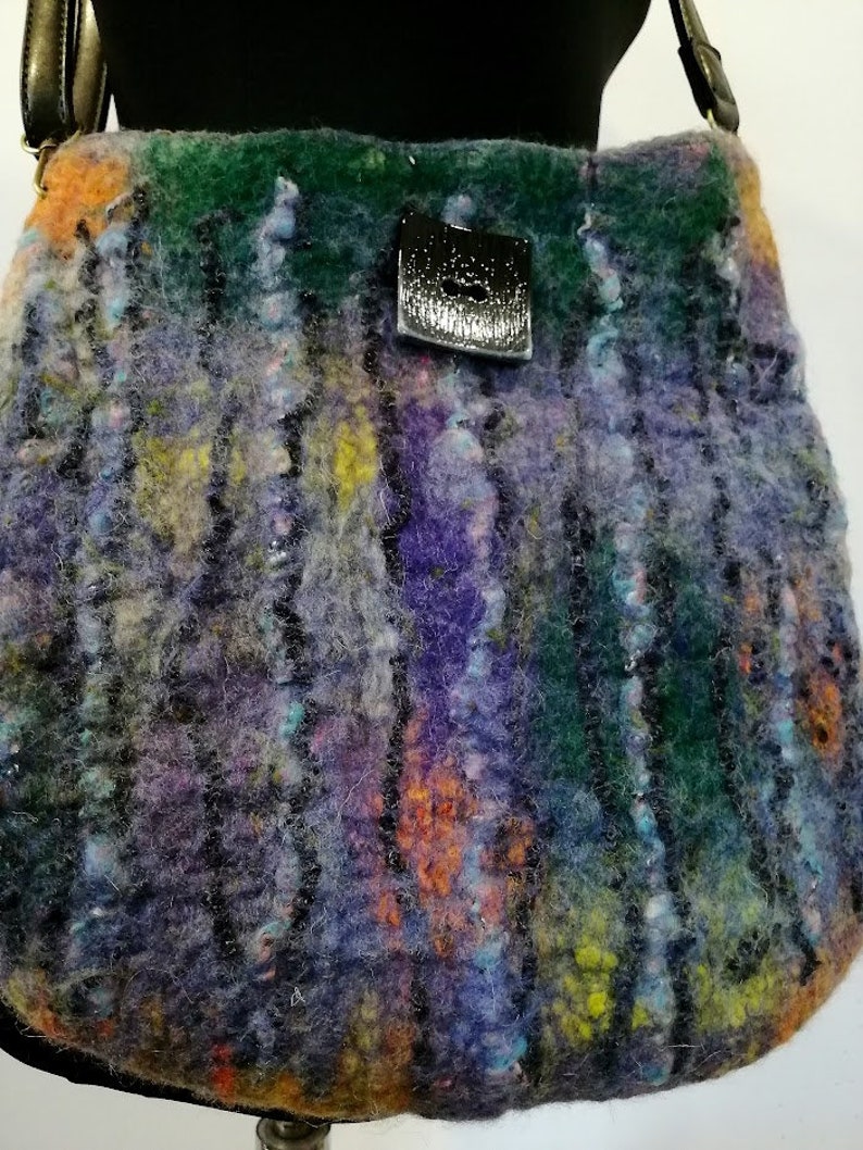 Felted Wool Bags Ecological Wool Bag Felted Bag With Inside Posket ...