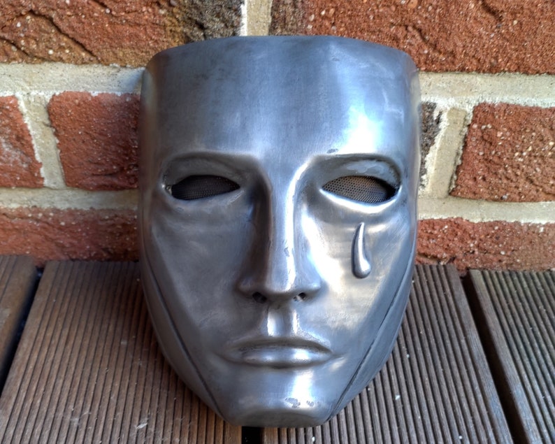 Janissary Mask / Crying Iron Metal Mask - Etsy