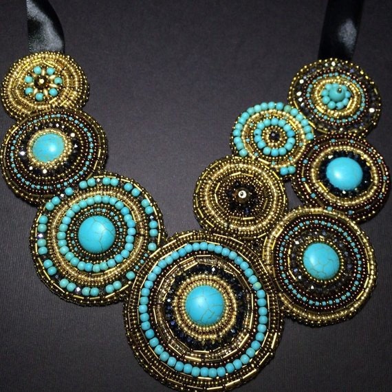 Embroidery Necklace eternitybib Necklace - Etsy