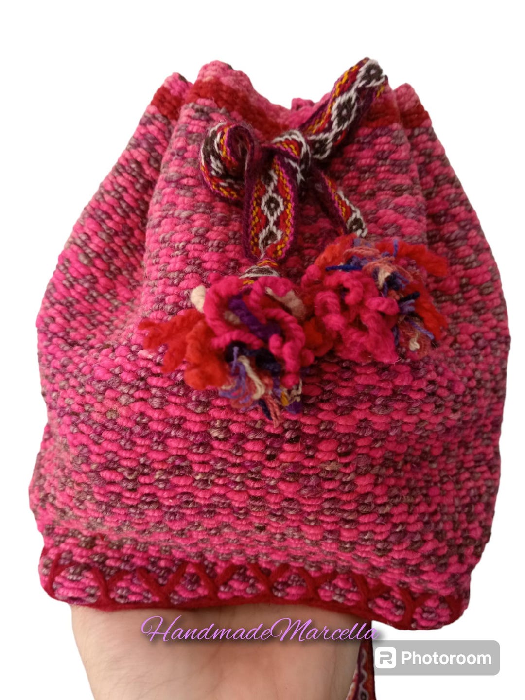 Handwoven Shoulder Bag, Andean Bag, Handmade Wool Bag, Bag Made With ...