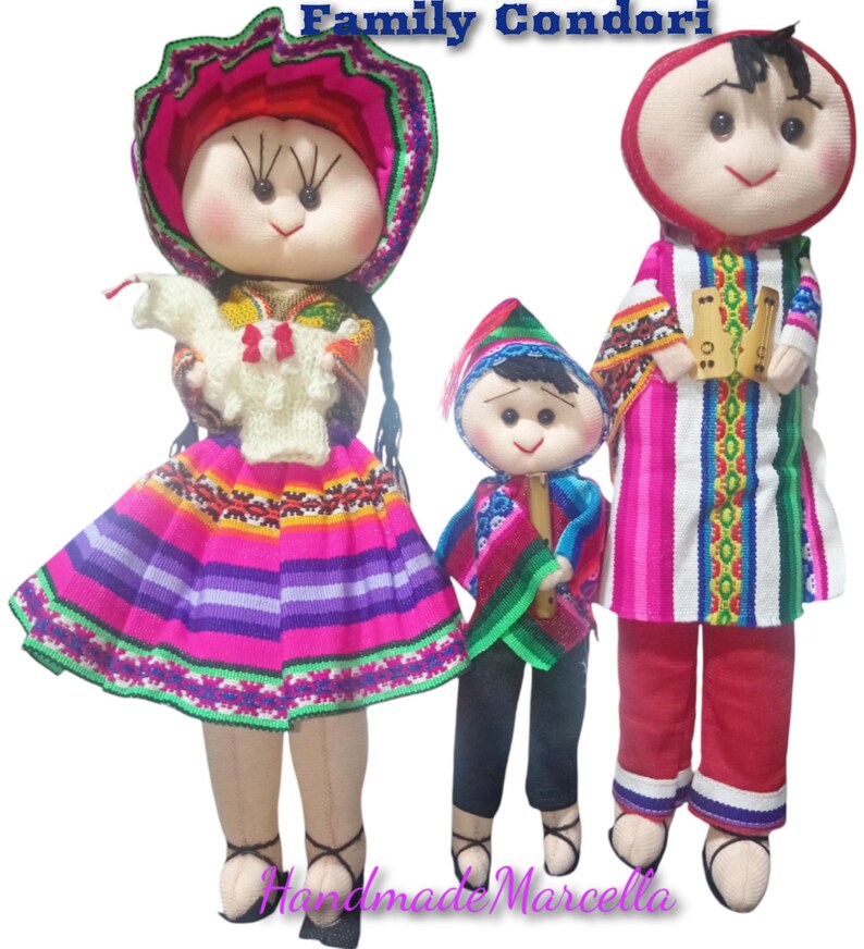 Handmade Peruvian Rag Doll – Andean Textile Art, 33cm - Etsy