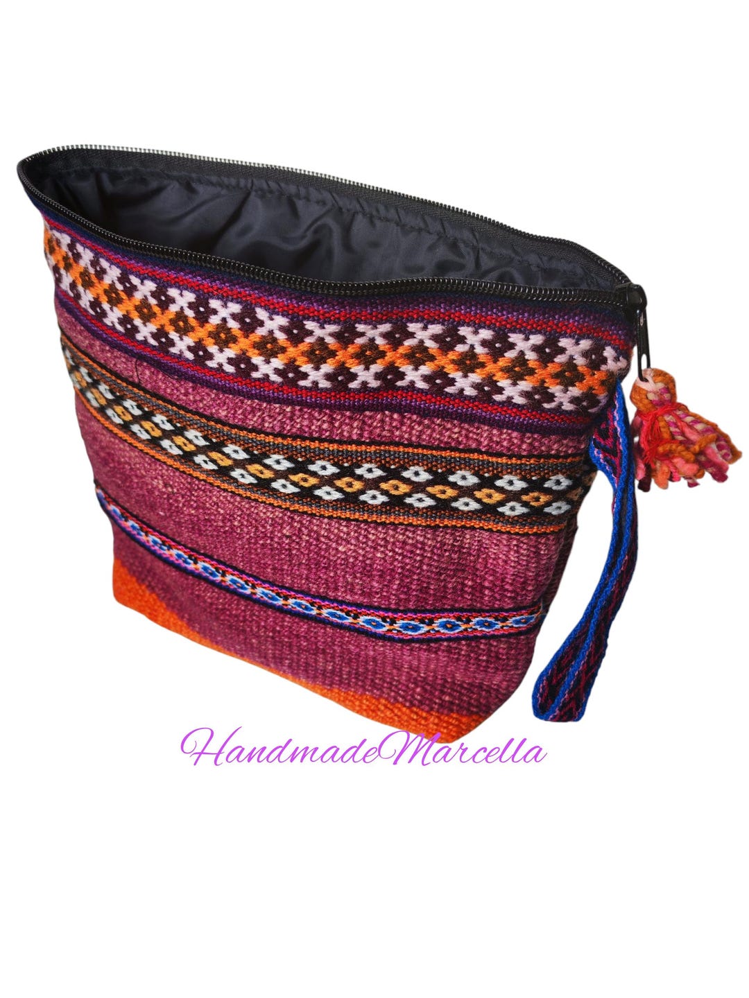Handmade Andean Wool Handbag – Natural Dyed Peruvian Purse - Etsy