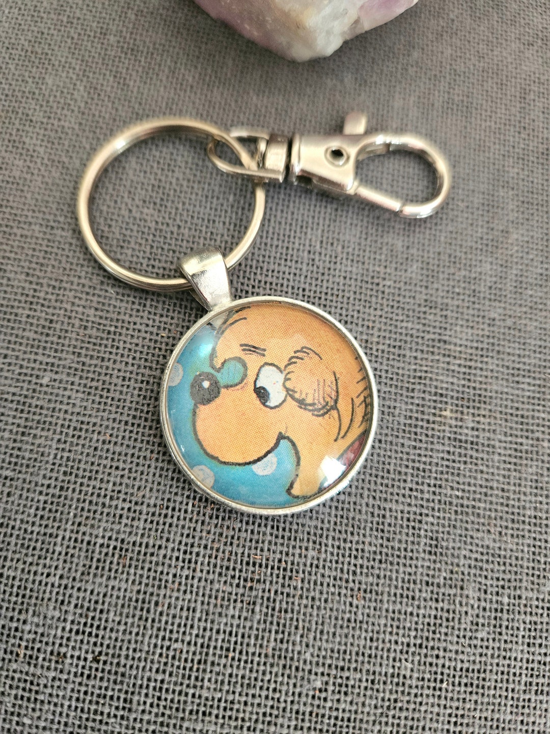Vintage Book Page Key Ring Berenstain Bears Childrens Book Page ...