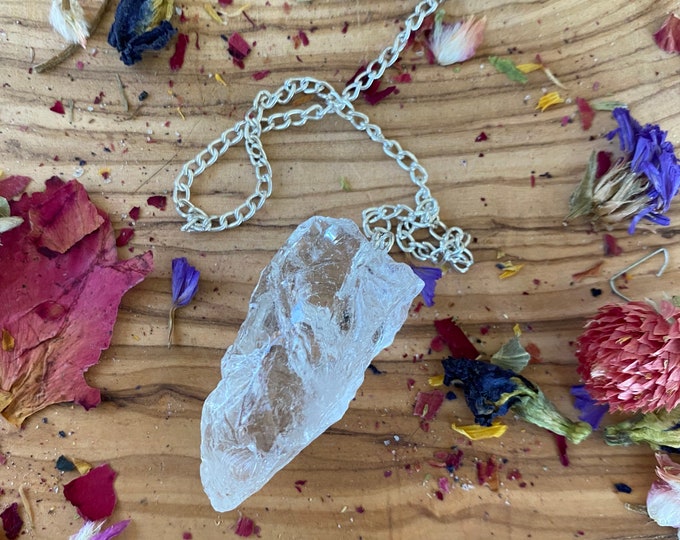 Quartz Pendulum Rough Quartz Pendulum Raw Quartz Pendulum Natural ...