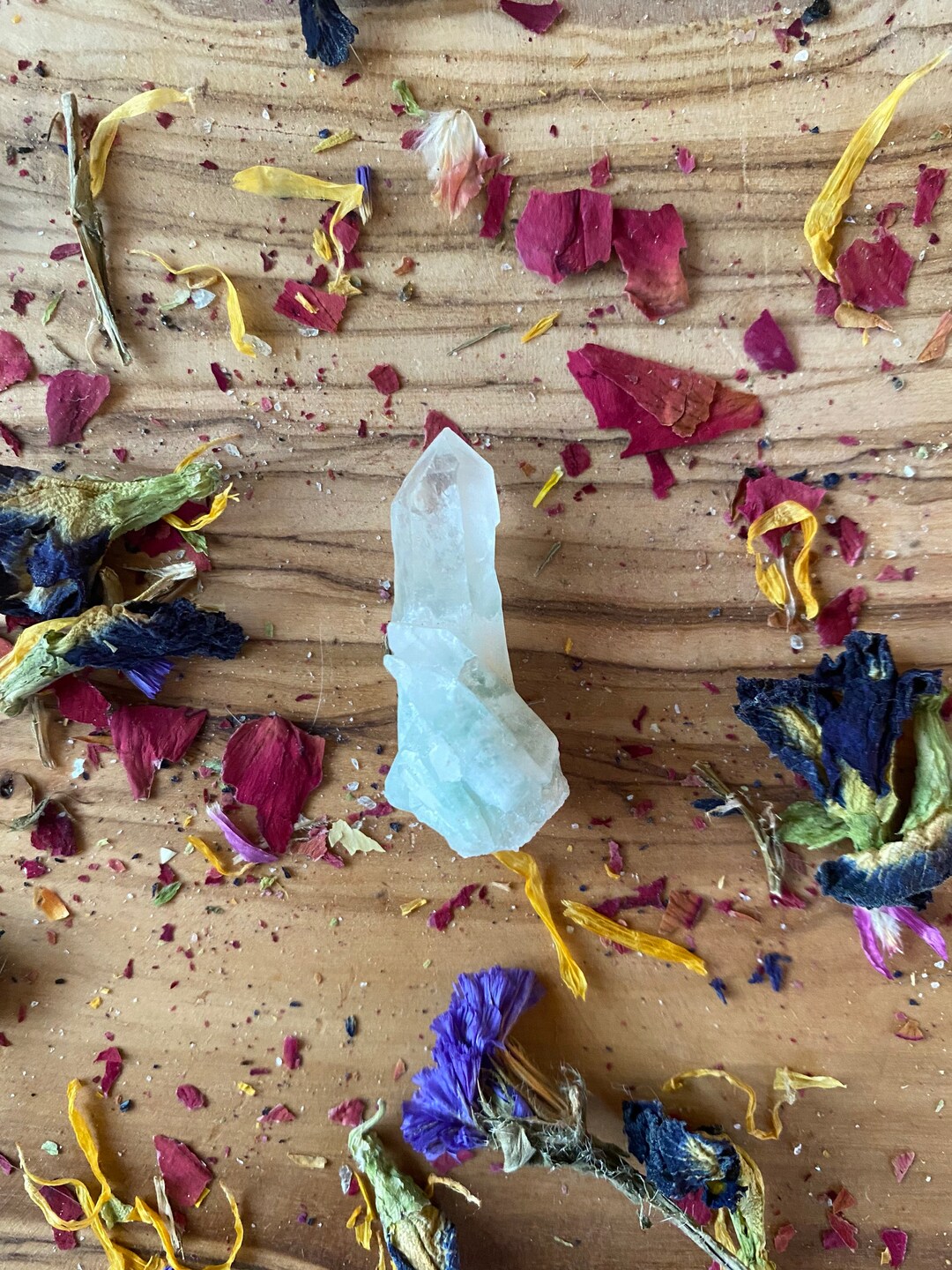 Celadonite Quartz Teal Core Quartz Phantom Quartz - Etsy