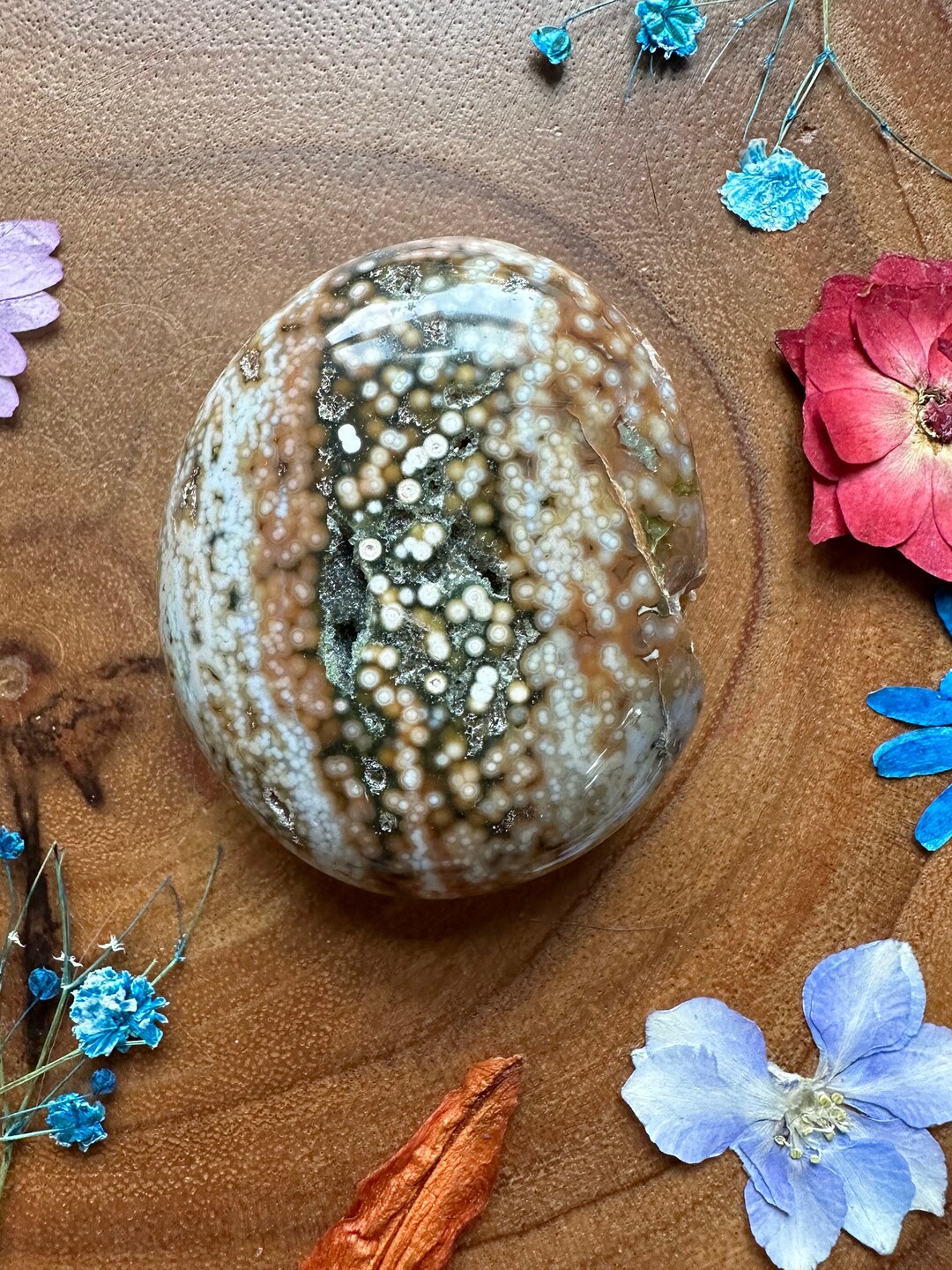 Druzy 8th Vein Ocean Jasper From Madagascar Druzy - Etsy
