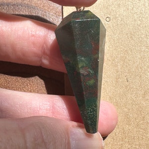 Bloodstone Pendulum - Etsy