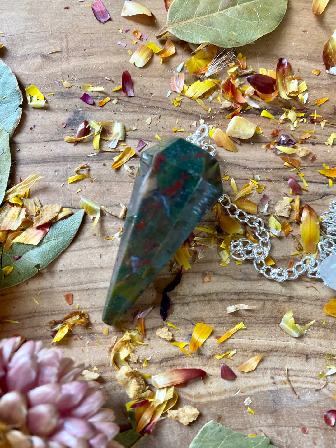 Bloodstone Pendulum - Etsy