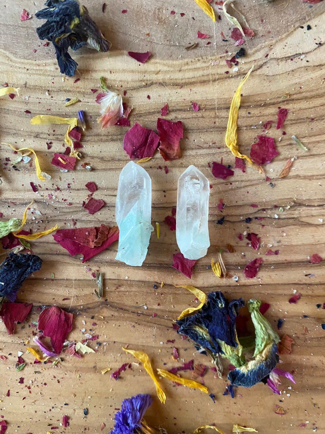 Celadonite Quartz Teal Core Quartz Phantom Quartz - Etsy