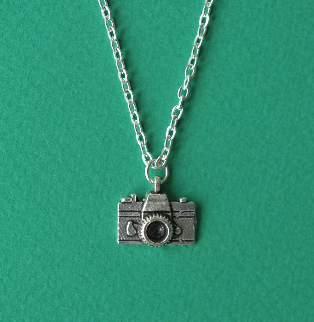 Camera Necklace, Photography Pendant, Photographer Gift, Personalised ...