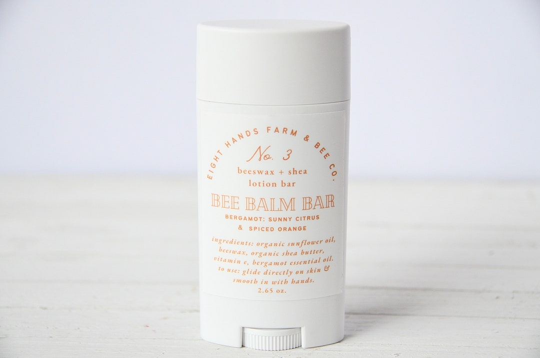 Bee Balm Bar, Lotion Bar, Bergamot Balm, Roll on Balm, Hand Balm, Foot ...