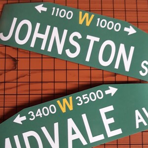The Philly Street Sign Full Size Metal Replicas: Customized With ANY ...