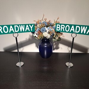 Custom NYC Street Sign Table Numbers: Personalized New York City ...