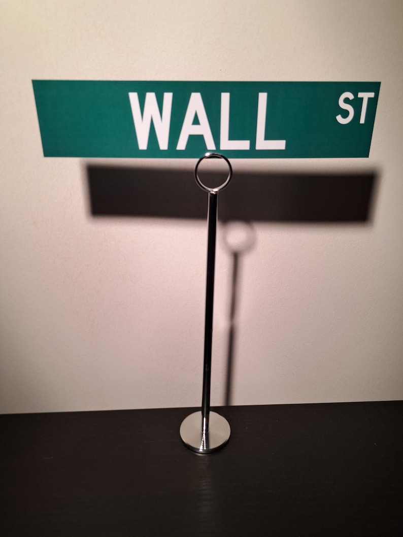 Custom NYC Street Sign Table Numbers: Personalized New York City ...