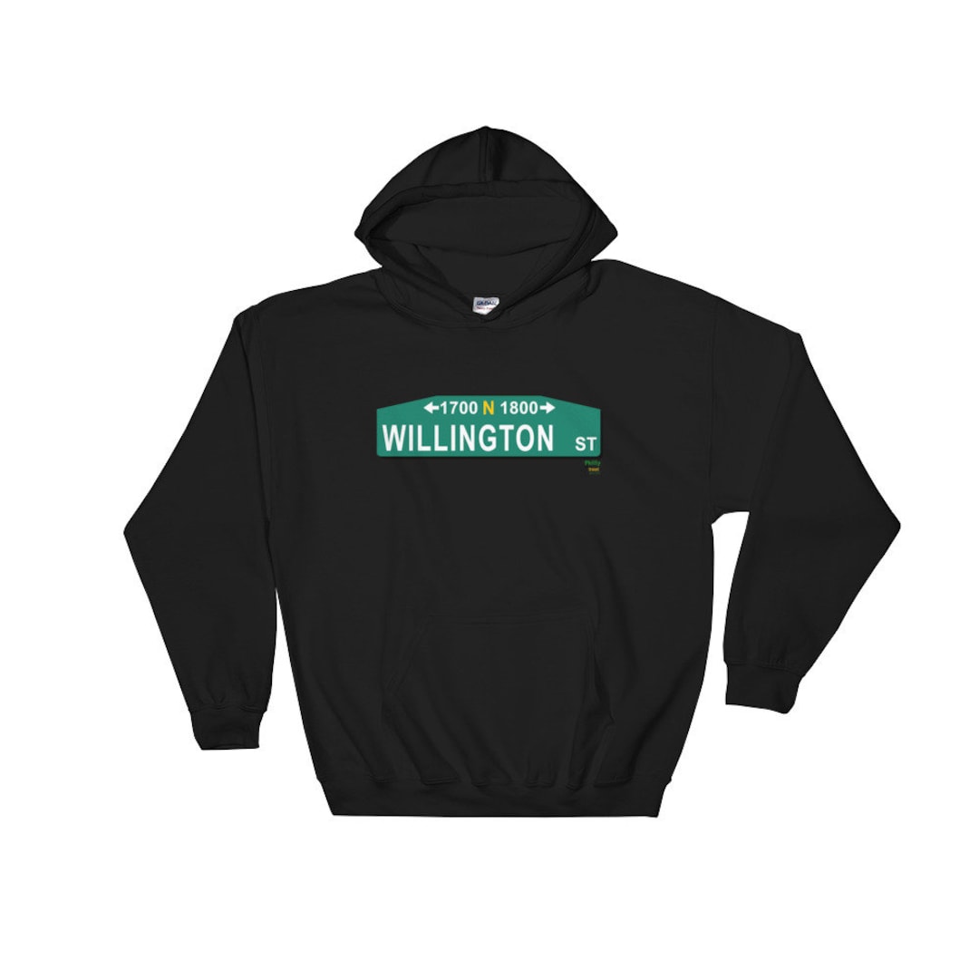 Customizable Philly Street Sign Hoodie: Philadelphia Block Number Gift ...