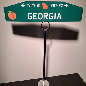Custom Street Sign Table Toppers: Personalized Unique Wedding ...