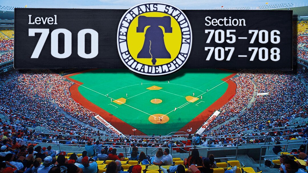 Veterans Stadium 700 Level Metal Sign: Philadelphia Phillies, Eagles ...