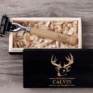 Personalized Wood Razor, Groomsmen Gifts, Groomsmen Proposal, Best Man ...