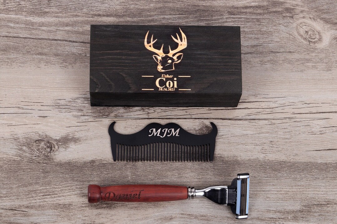Groomsmen Gifts Set Razor Custom Gift for Best Man Bachelor Party Gifts ...