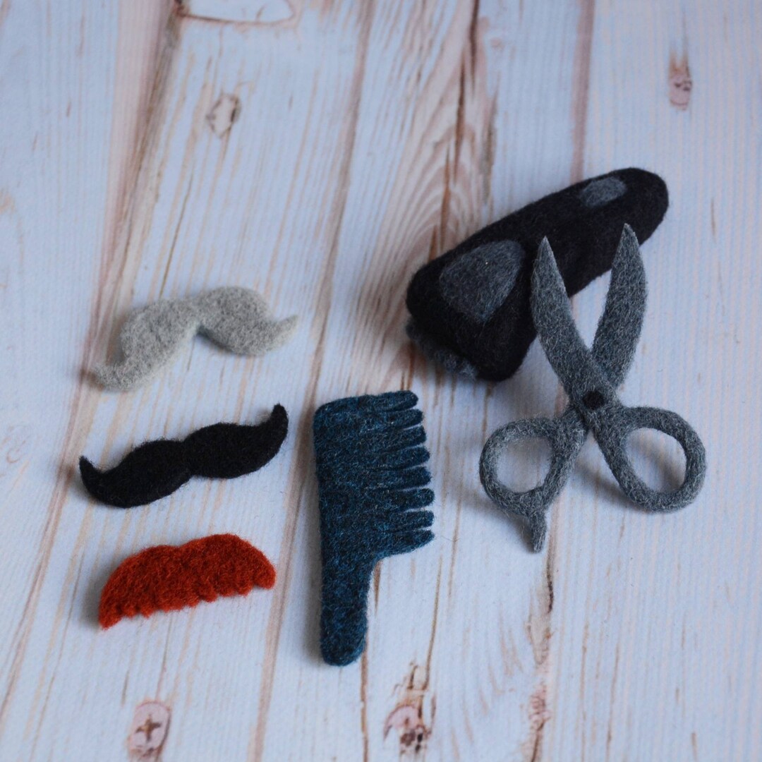 Newborn Felted Barber Shop Props,felted Scissors,felted Hair Clipper ...