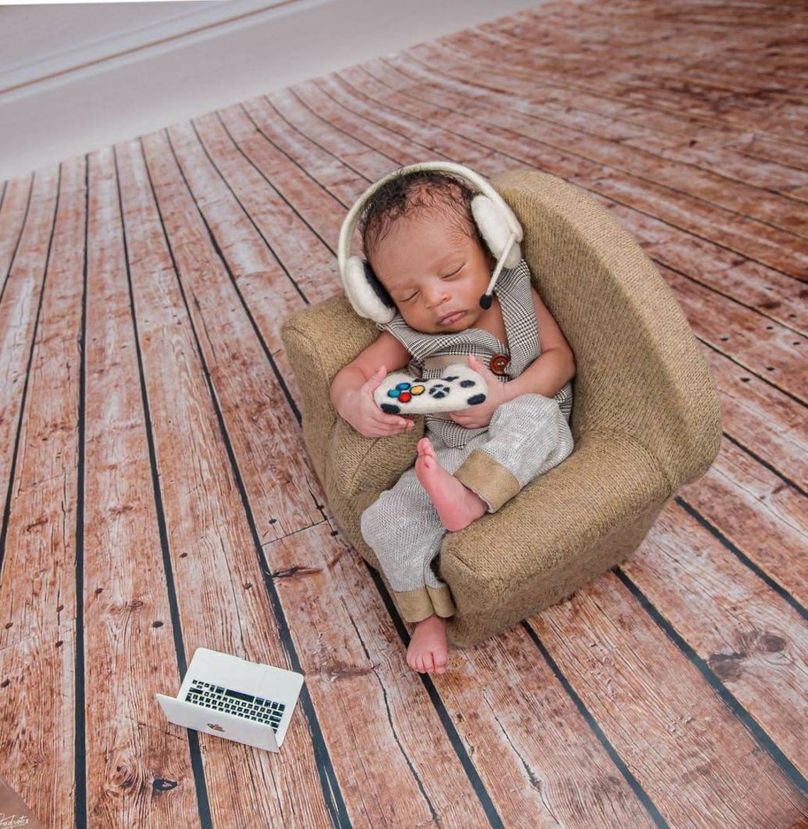 Newborn Felted Xbox Headphones Felted Xbox Controller Felt | Etsy