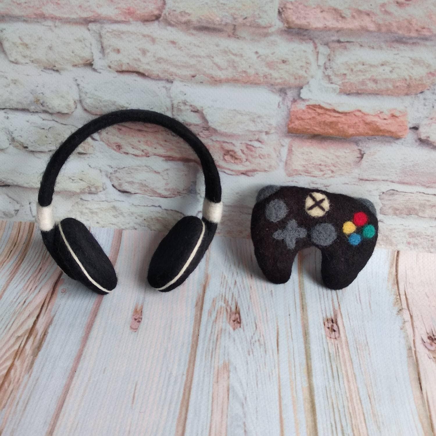 Newborn Felted Xbox Headphones, Felted Xbox Controller, Felt Headphones ...