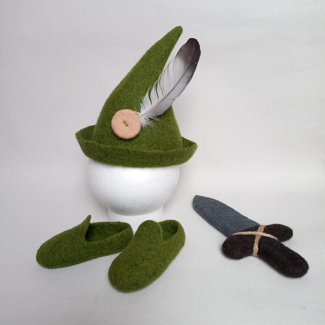 Newborn Felted Hunter Props, Felted Props, Felted Hunter Hat, Felted ...