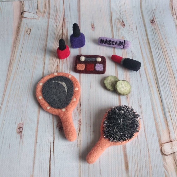 Felted Newborn Cute Makeup Set for a Baby Girllipstick - Etsy