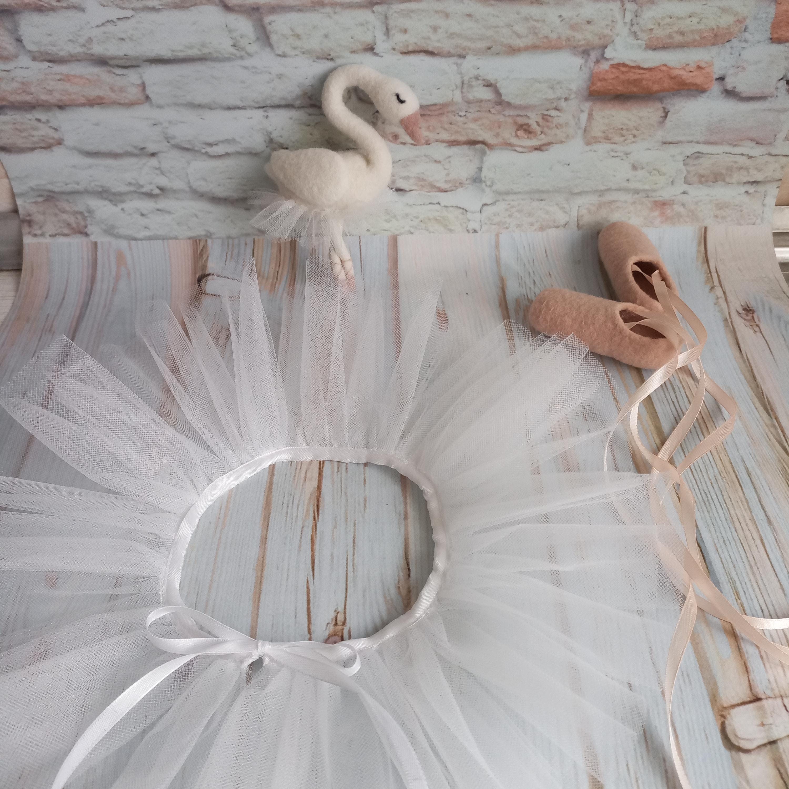 Newborn Ballerina Props, Felted Pointe Shoes, Felted Swan Ballet ...