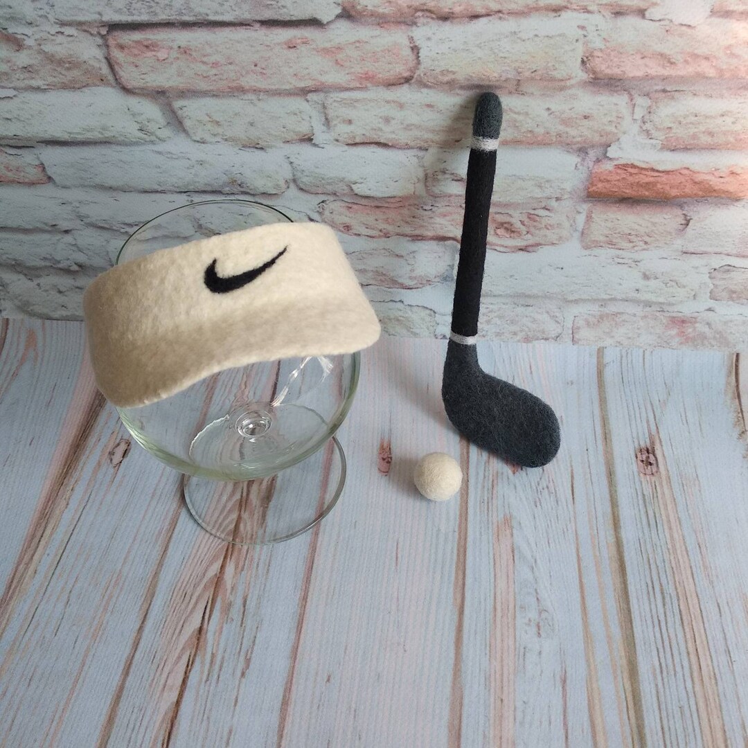 Newborn Felted Golf Set Felt Golf Club Golf Ball Newborn Golfer Felted ...