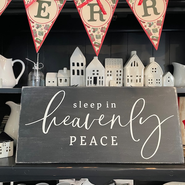 Sleep in Heavenly Peace Sign - Etsy