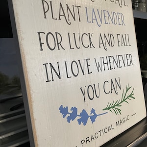 Practical Magic Sign: Hand-painted Distressed Wood Decor - Etsy