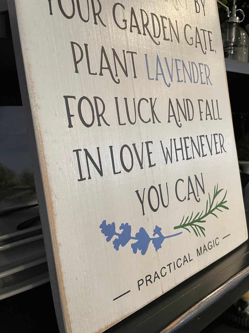 Practical Magic Sign: Hand-painted Distressed Wood Decor - Etsy