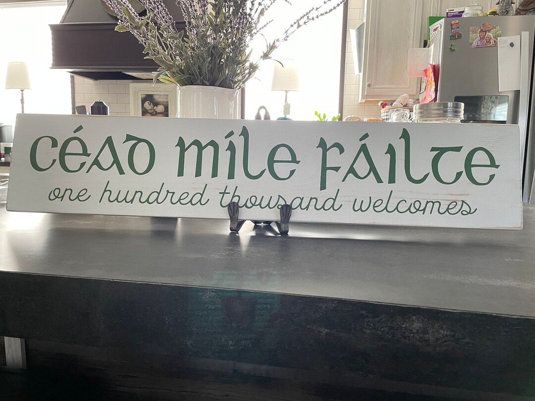 Cead Mile Failte - Etsy
