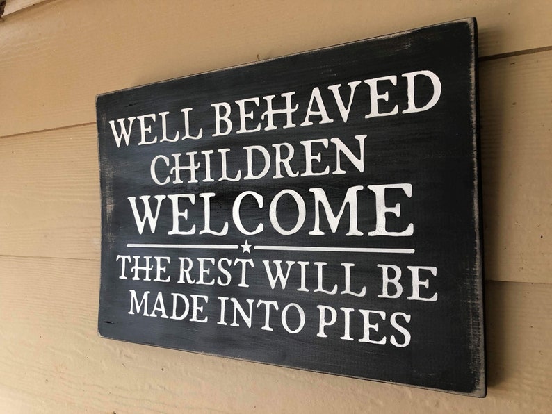 Well behaved children | Etsy